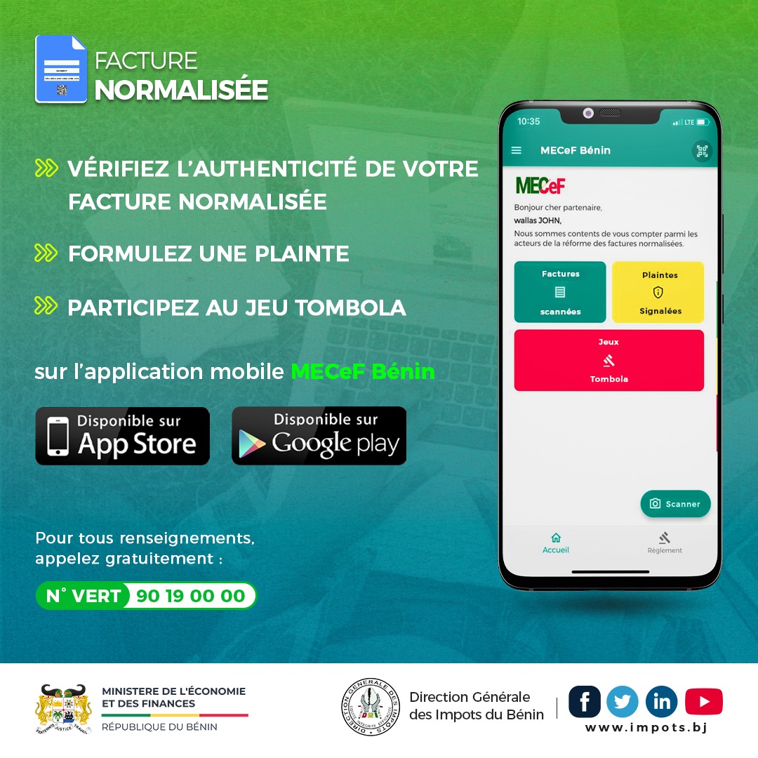 BBN - MISE EN SERVICE DE L'APPLICATION MOBILE MECeF: La DGI plus proche ...
